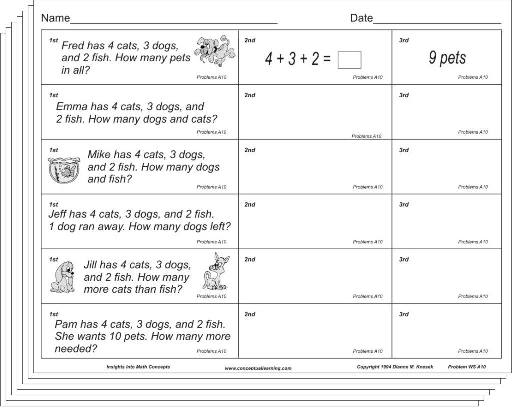 problem solving worksheets ks2