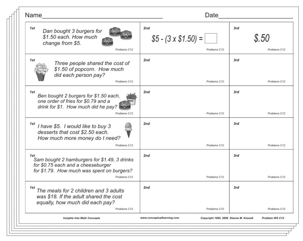 Problem Solving C – Conceptual Learning Materials