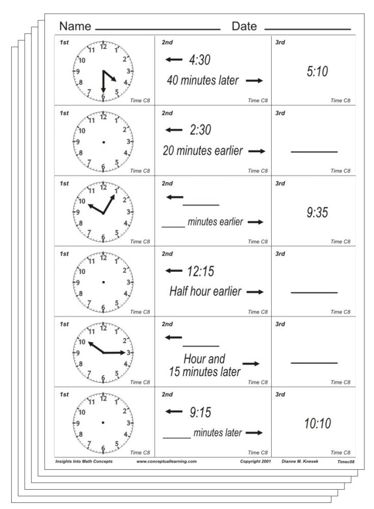 Time C – Conceptual Learning Materials
